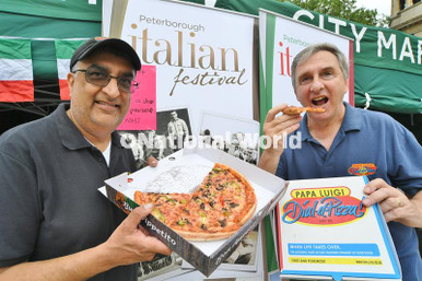 39817634-The Italian Festical on Cathedral Square. Pizza boys Vic Curry ...