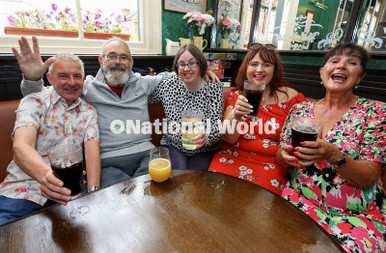 39819909-From left, Geoff Budd, Brian gGbbs, Anne-Marie Hayllar, Jane ...