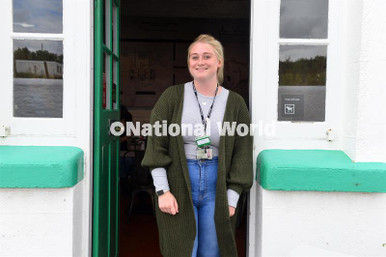 39822152-Out and about at Souter Lighthouse. Cafe manager Hayley Little ...