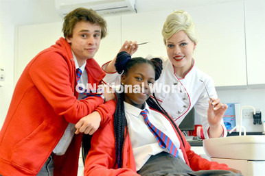 39823539-David Walliams Demon Dentist Sunderland Empire cast Miss Root ...