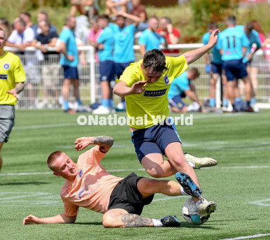 39825956-Pictured: Action from the tournament. Family and friends of ...