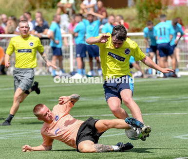 39825955-Pictured: Action from the tournament. Family and friends of ...