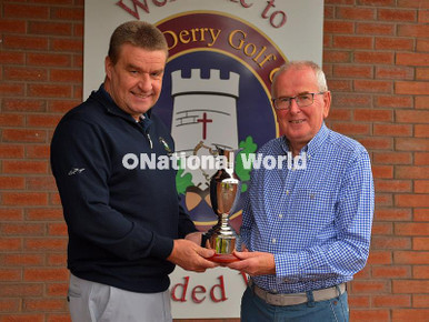 39834301-City of Derry Golf Club captain Kevin Doherty (on the left ...