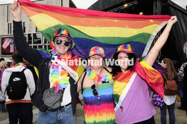 39838253-Leeds Pride 2023 sun 06=-8=2023 picture Steve Riding from left ...