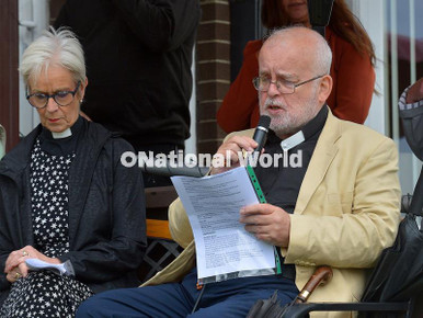 39843188-Fr John Walsh CC leads the Rosary in memory of local boys Oran ...