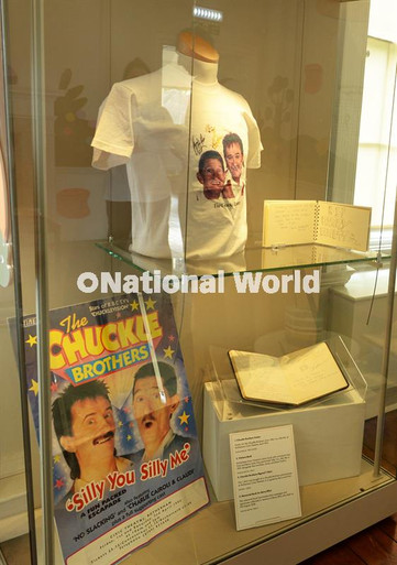 39843458-Chuckle Brothers items on display at the Giants of Rotherham ...