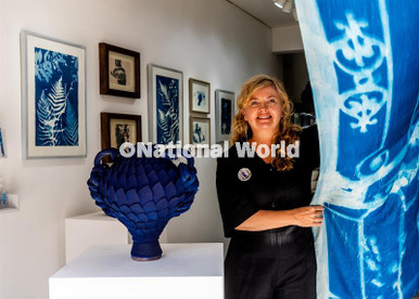 39852014-Hull's Adele Howitt an artist and maker of ceramics, pictured ...