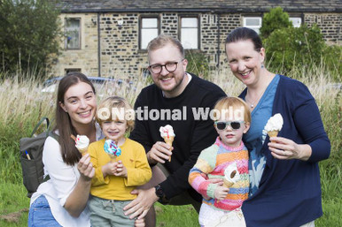 39853017-Norland Scarecrow Festiveal 2023. From the left, Lauren Parr ...