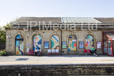 39184036-Launch of street art trail at Batley Train Station. Artworks ...