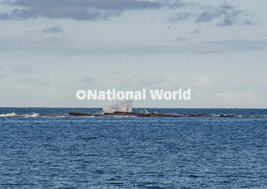 39859621-Waves crash onto Filey Brigg at high tide photographed for the ...
