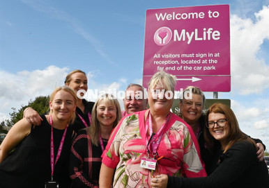 39861905-WIGAN - 14-09-23 Staff and visitors at the My Life Legacy open ...