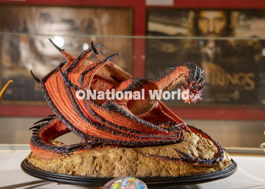 39867939-A model of Smaug the Terrible on show at The Magic of Middle ...