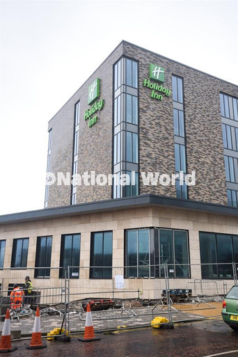 39871637-Work ongoing at Holiday Inn and Marco's Restaurant on Talbot ...