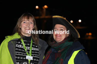 39881970-Alice Kennard, left, adn Juliette Vidal. Starlit Walk in aid ...