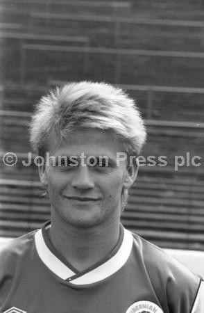 20379747-Headshots of Hibs football team taken at Easter Road at the ...