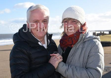 39352530-Phil and Pamela Young from Swarwell, Gateshead take a walk ...