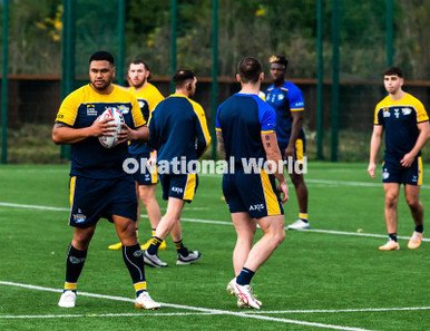 39896209-Leeds Rhino players training at their Kirkstall ground, Leeds ...