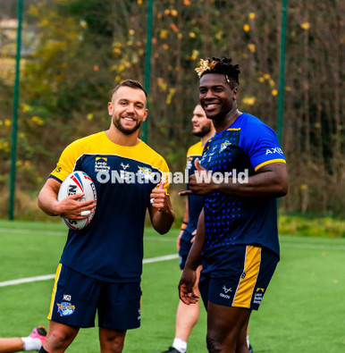 39896247-Leeds Rhino players training at their Kirkstall ground, Leeds ...