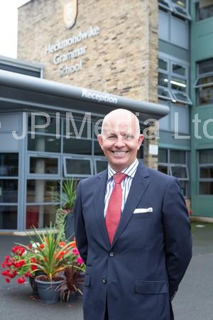 39114459-Head teacher Peter Roberts, at Heckmondwike Grammar School ...