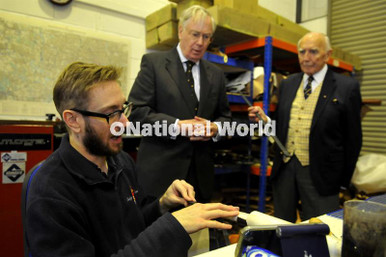 39903455-HRH The Duke of Gloucester visited Pooley Sword at Brighton ...