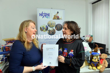 39904351-Hope 4 Kidz founder Viv Watts receives a Points of Light award ...