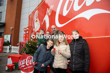 39907786-The famous Coca Cola truck arrived in Portsmouth this Saturday ...