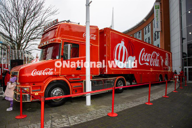 39907794-The famous Coca Cola truck arrived in Portsmouth this Saturday ...