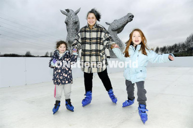 39908087-Kelpies Ice Rink; 16/12/2023; Falkirk; Helix Park; Outdoor ice ...
