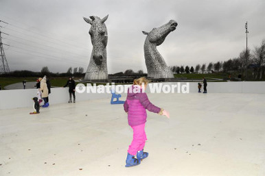 39908094-Kelpies Ice Rink; 16/12/2023; Falkirk; Helix Park; Outdoor ice ...
