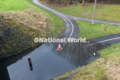 39913811-Flooding under the subway at Burnley Barracks. Photo: Kelvin ...
