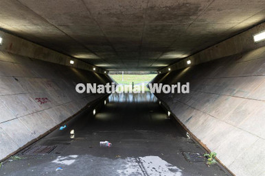 39913809-Flooding under the subway at Burnley Barracks. Photo: Kelvin ...
