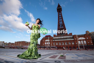39915454-Rayner Croft from PETA on the Comedy Carpet in Blackpool ...