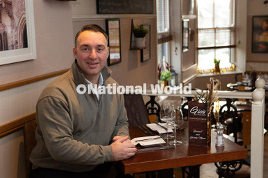 39918362-George Khandolishvili at Gio's Italian restaurant, Hipperholme ...