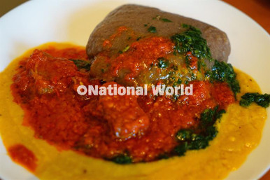 39922800-Margaret Akiode-Sorsby Nigerian food. gbegiri and ewedu with ...