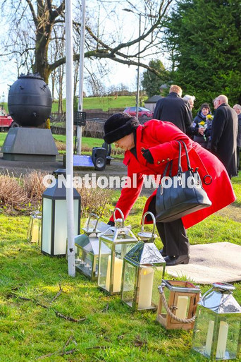 39922981-27/01/24 BONNYBRIDGE memorial park. Holocaust Memorial event ...
