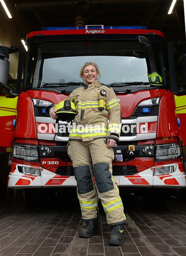 39923835-Rotherham fire fighter Bronte Jones who is a competitor on ...