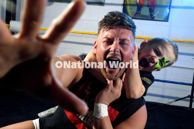 39926722-Pro Wrestler Tornado Zakk Travis, nine, competing with World ...