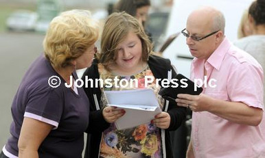 25398255-St George s GCSE results. Jamie Gooch with mum and dad Alison ...