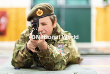 39931075-Army cadets in Brierfield practise shooting targets. Photo ...