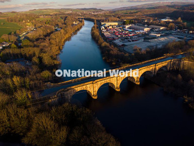 39931120-The Lune Aqueduct is a navigable aqueduct that carries the ...