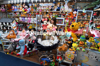 39940723-Michelle Whitley with some of her incredible collection of ...