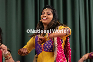39945298-Holi celebrations at Staining Village Hall. Photo: Kelvin ...