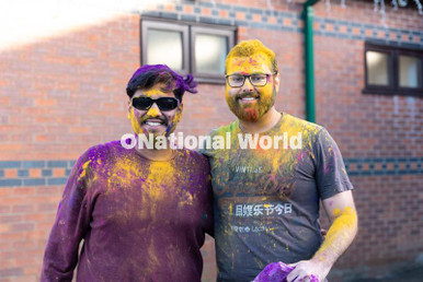 39945324-Holi celebrations at Staining Village Hall. Photo: Kelvin ...