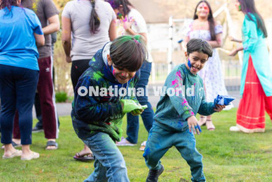 39945312-Holi celebrations at Staining Village Hall. Photo: Kelvin ...