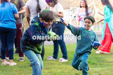 39945311-Holi celebrations at Staining Village Hall. Photo: Kelvin ...