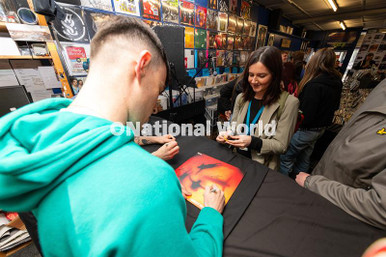 39951294-Jamie Boyle from The K's signed autographs of their new album ...