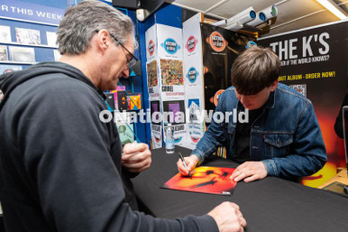 39951279-Dexter Baker from The K's signed autographs of their new album ...