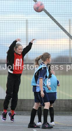 20134391-Allstars action from the year 7 netball match between Unity ...