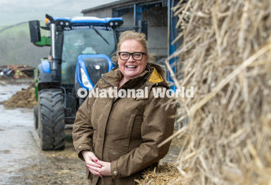 39955465-Farmer Rachel Hallos at Beeston Hall Farm at Ripponden has ...