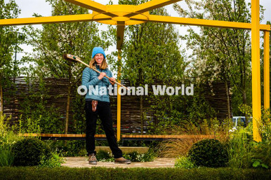 39957931-Staging Day at the Spring Flower Show held at the Great ...